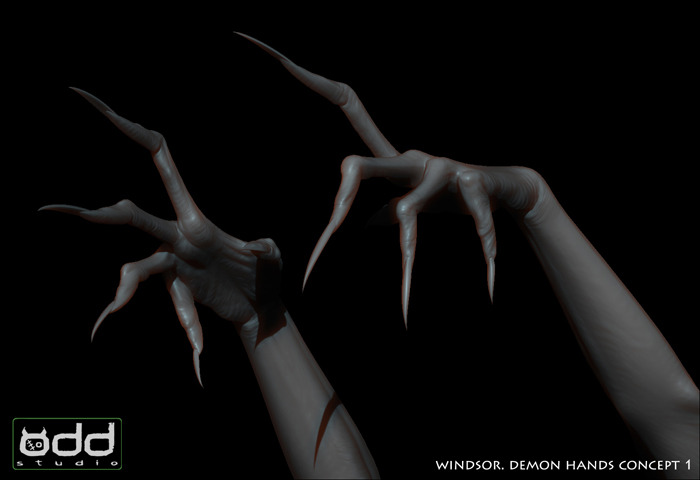 Gods Of Egypt. Demon hands design. - Odd Studio