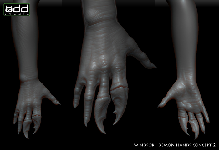 Gods Of Egypt. Demon hands design. - Odd Studio