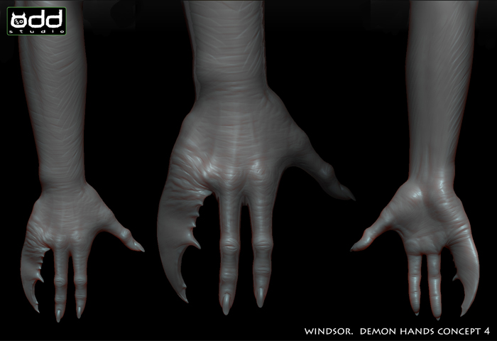 Gods Of Egypt. Demon hands design. - Odd Studio