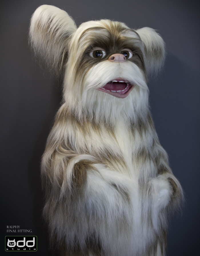 Tip Top Thins. Fuzzles. Animatronic suit. - Odd Studio