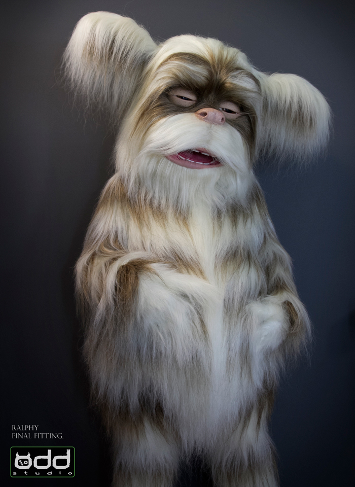 Tip Top Thins. Fuzzles. Animatronic suit. - Odd Studio