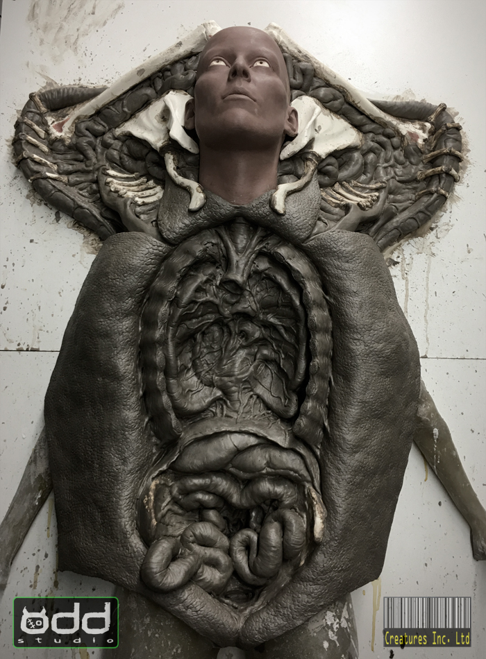 Alien: Covenant. Shaw's corpse. Models. - Odd Studio